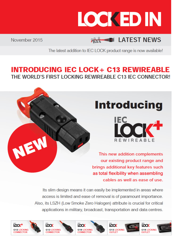 IEC LOCK+ PA130100BK PA135012BK + | MEGA ELECTRONICS, INC.