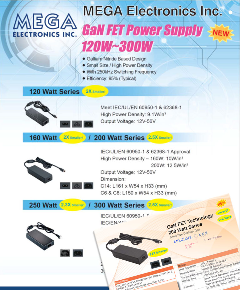MEGA Electronics is pleased to announce the launch of GaN FET power ...