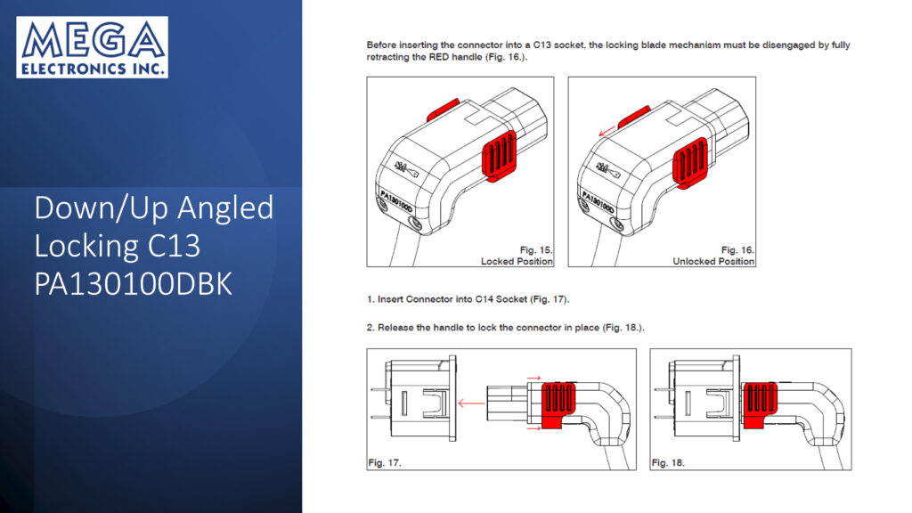 IEC LOCK+ PA130100BK PA135012BK + | MEGA ELECTRONICS, INC.